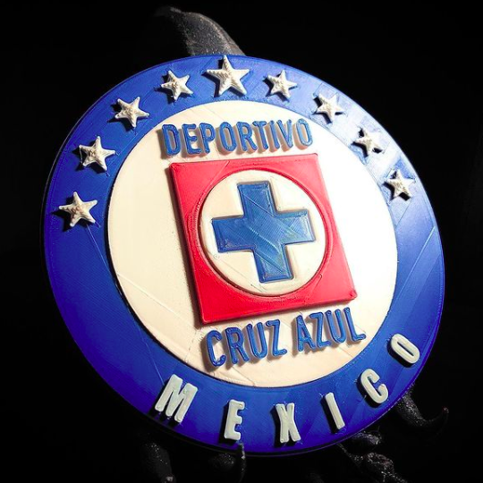 Archivo STL gratis Cruz Azul - Escudo Campeón 👽・Objeto imprimible en 3D ...