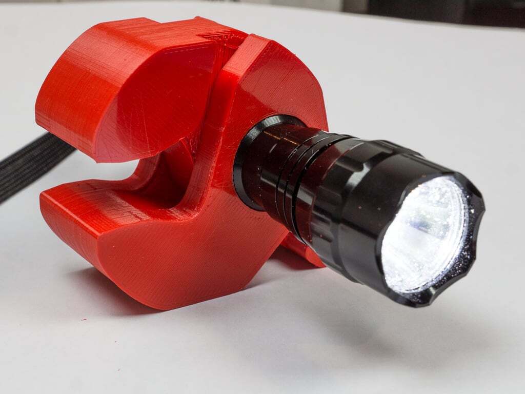 3D printable Flashlight Clamp・Cults