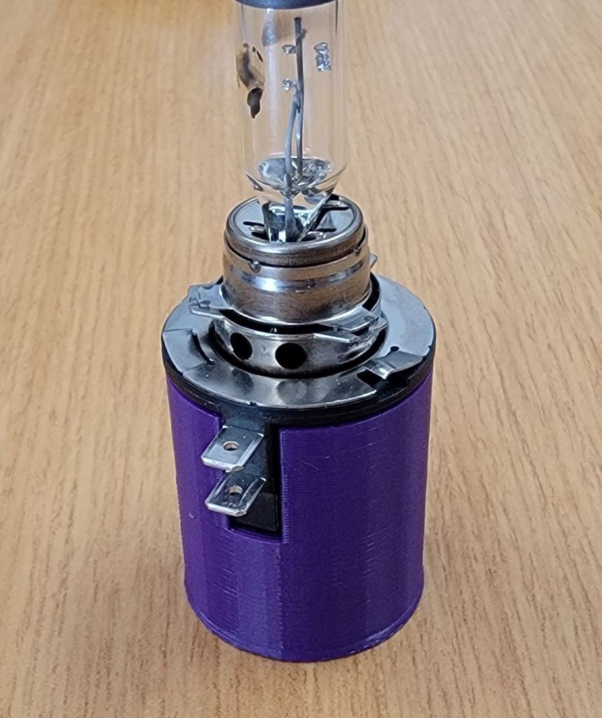 💡 H11B Bulb Socket for 3/8" wrench・Free STL File for ・Cults