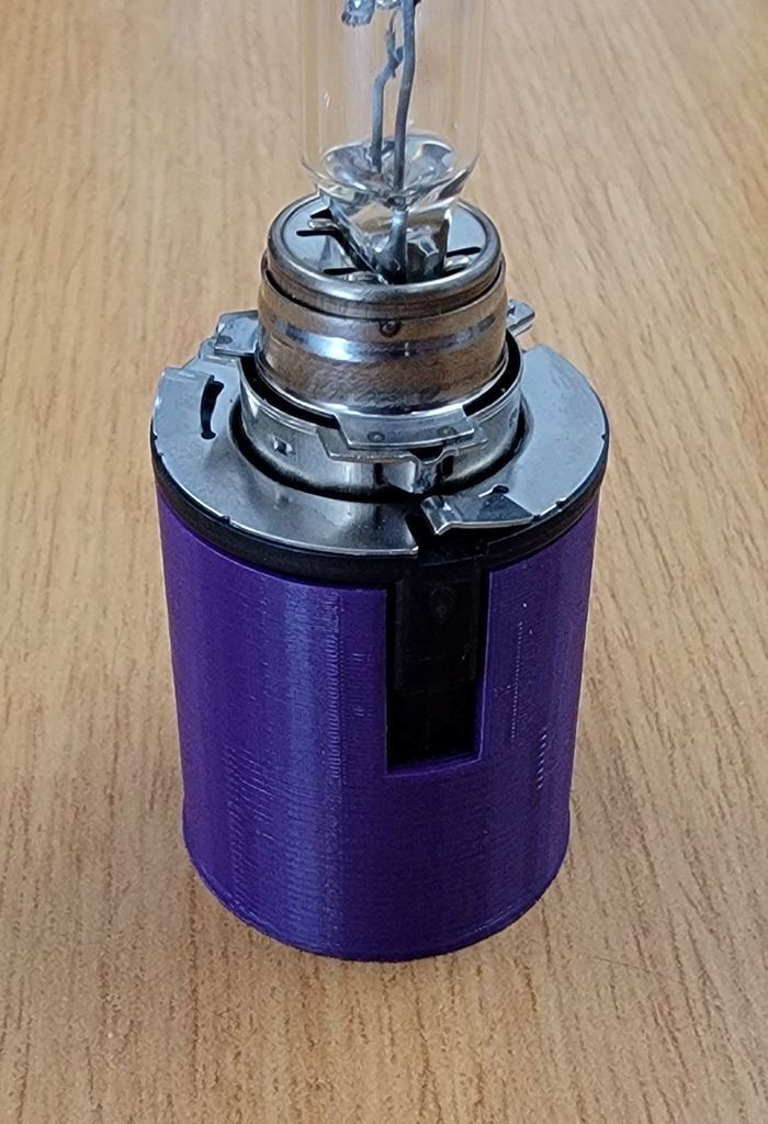 💡 H11B Bulb Socket for 3/8" wrench・Free STL File for ・Cults