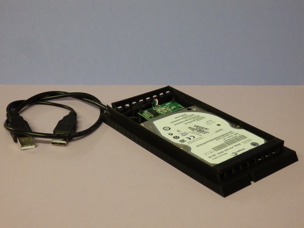💾 Hard disk case Sata / Boitier disque dur Sata・Free STL File for ・Cults