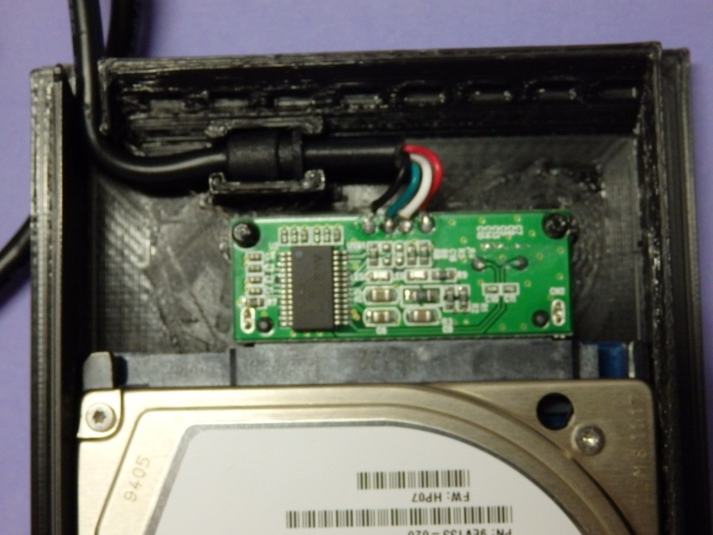 💾 Hard disk case Sata / Boitier disque dur Sata・Free STL File for ・Cults