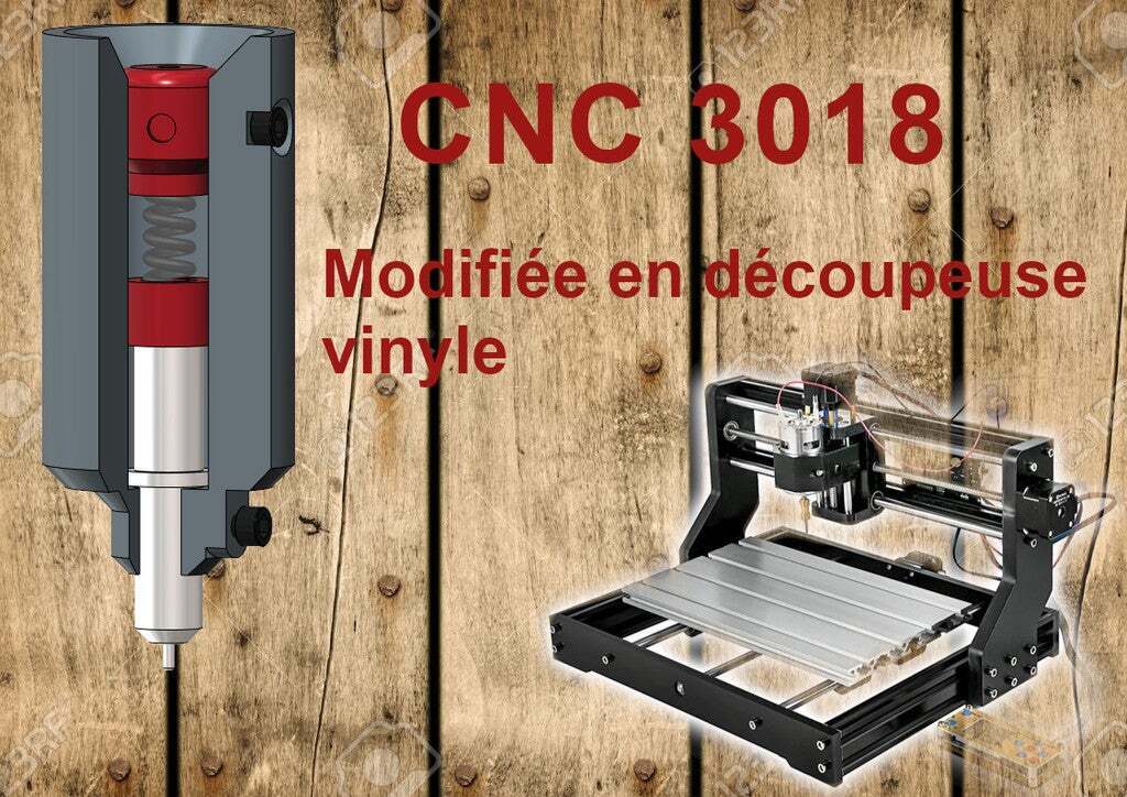 Free STL file CNC 3018 - vinyl cutter 🧞‍♂️ ・3D printable model to ...