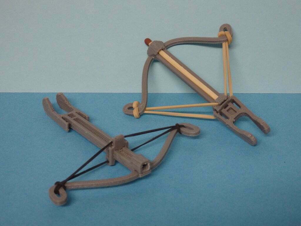 🌳 Crossbow for match V2 / Crossbow for match V2・Free STL File for ・Cults