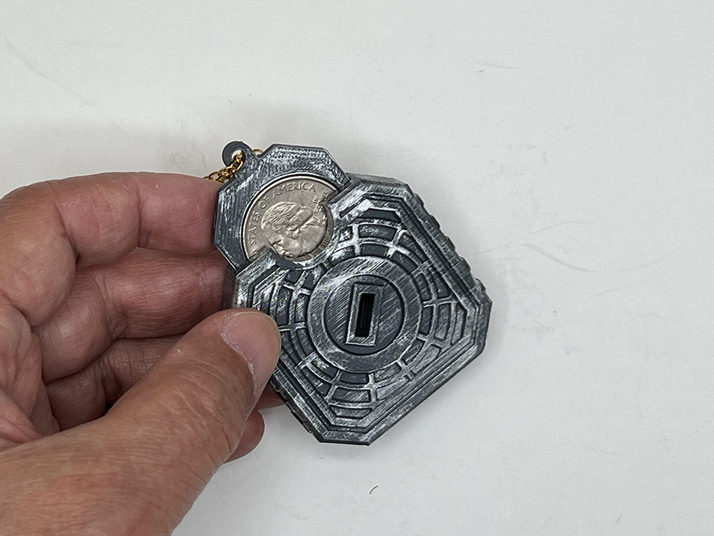 🪙 Coin Magic Prop - Key through Coin V2: US quarter・Free 3D File for ・Cults