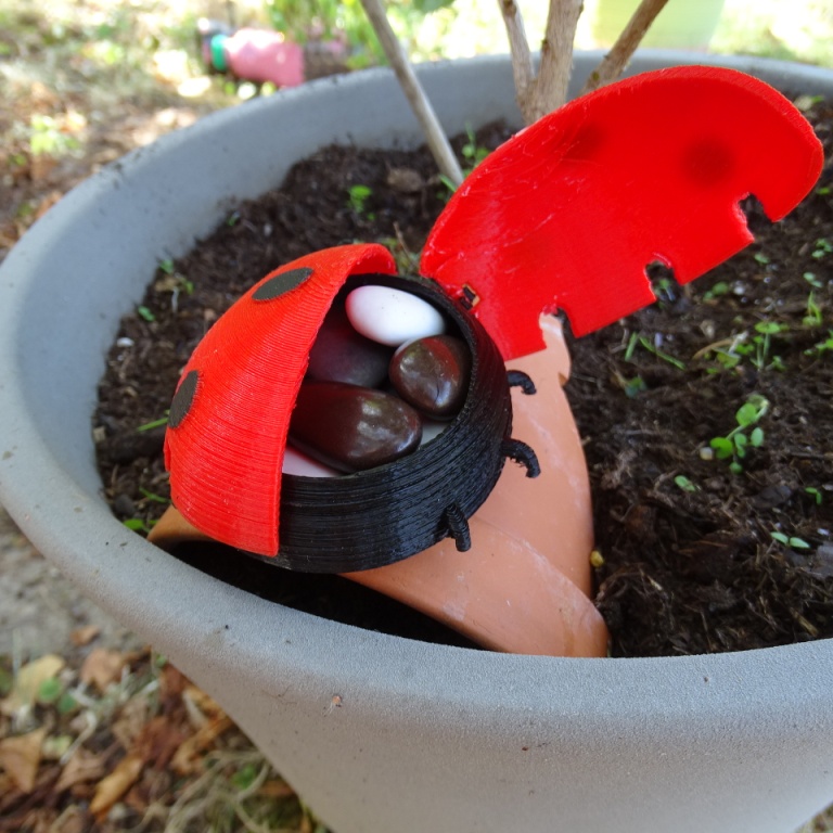 🐞 Ladybug Box _ Ladybug Box・Free 3D File for ・Cults