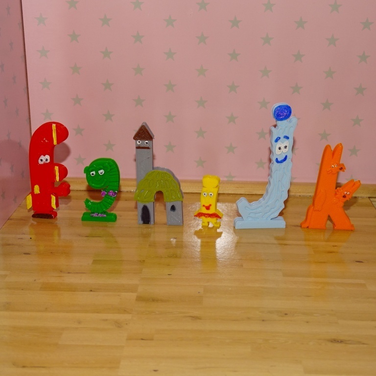 Free STL file Letters Alphas 🏫 ・Object to download and to 3D print・Cults