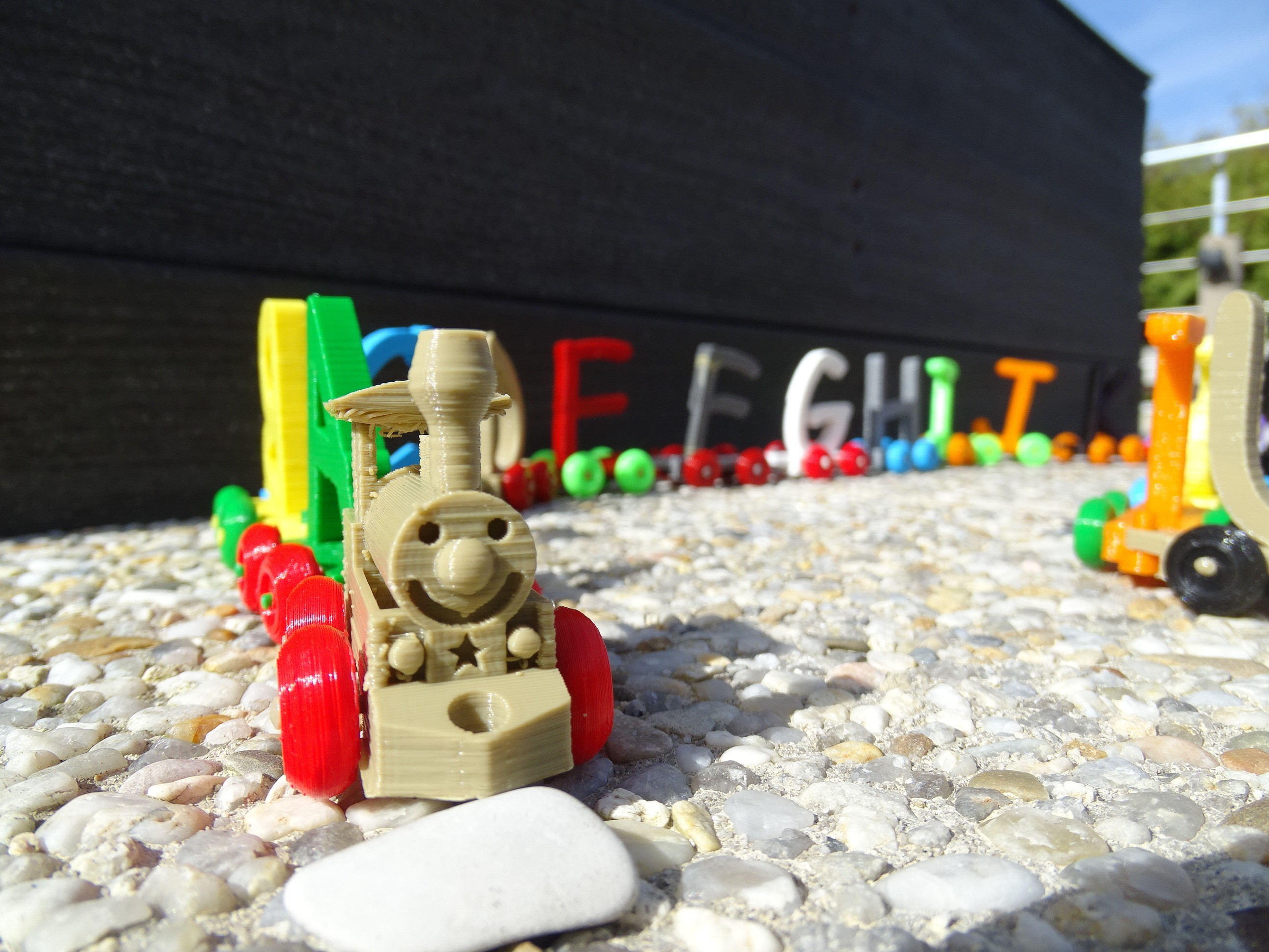 🚆 Alphabet Train・Free 3D File for ・Cults