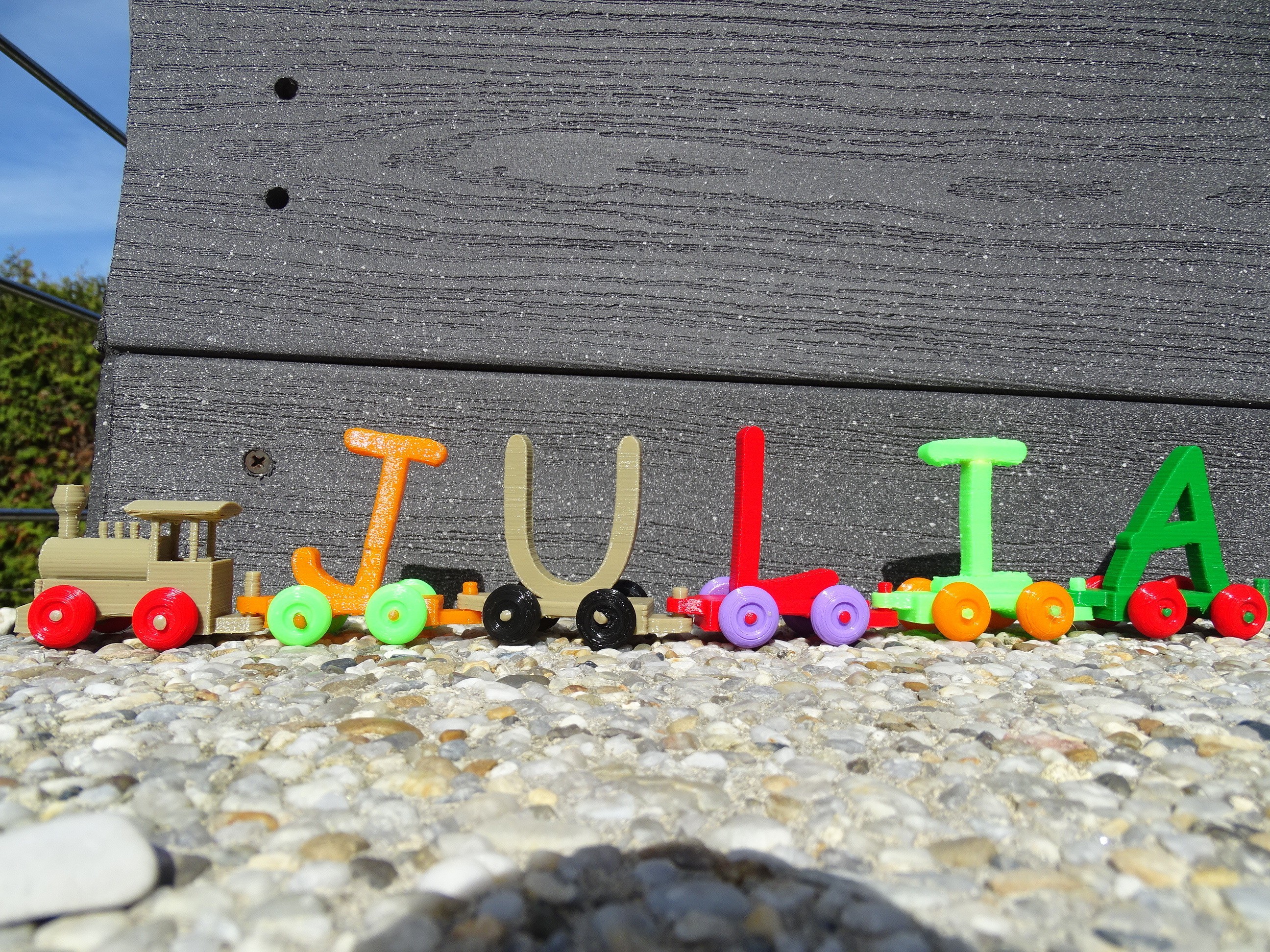 Free 3D file Alphabet Train 🚆・3D printer model to download・Cults