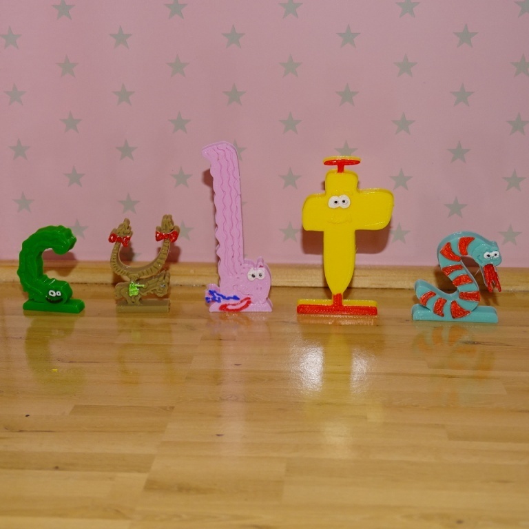 Free STL file Letters Alphas 🏫 ・Object to download and to 3D print・Cults