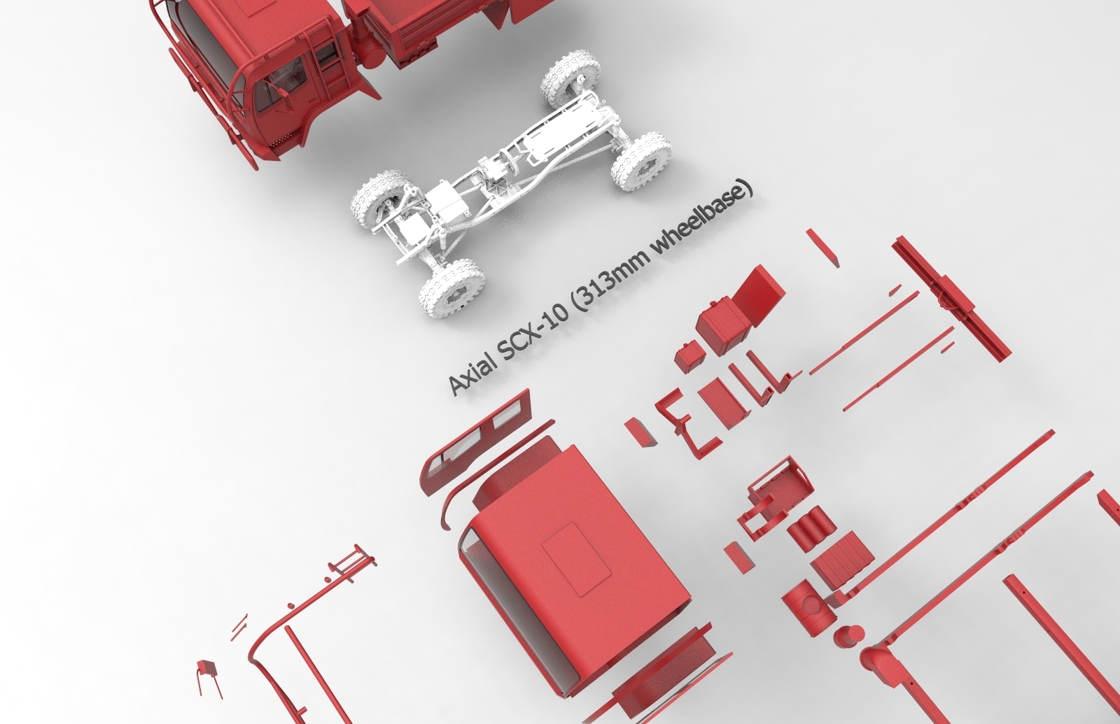 🚗 Steyr 12M18 1/10 STL・ 3D File for ・Cults