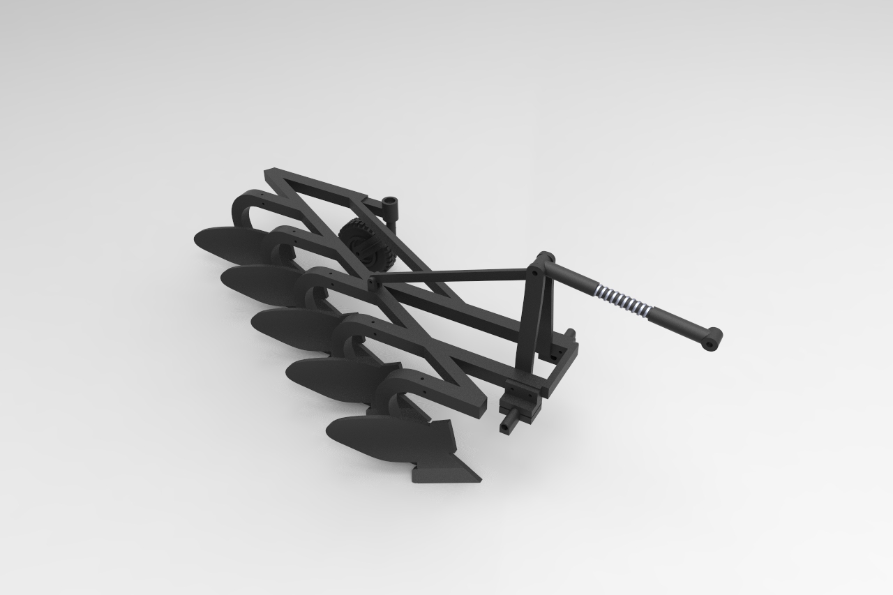 Fichier 3D charrue 5 en ligne 👽 ・Modèle imprimable en 3D à télécharger ...