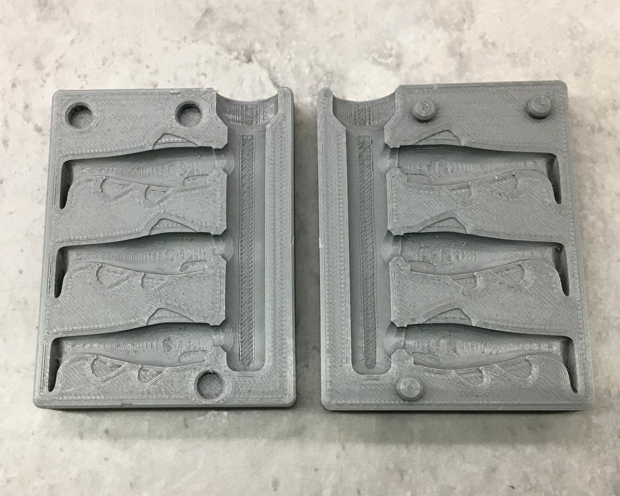 🎣 2" Micro Swimbait Soft Plastic Fishing Molds・ STL File for ・Cults