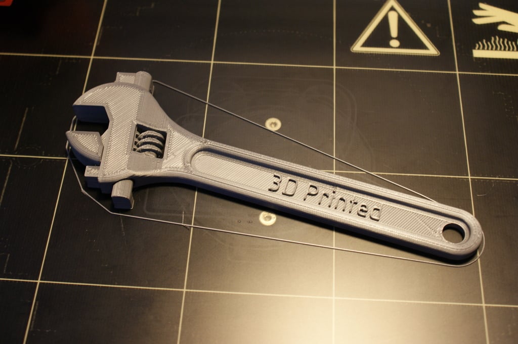 3D printable Fully assembled 3D printable wrench・Cults
