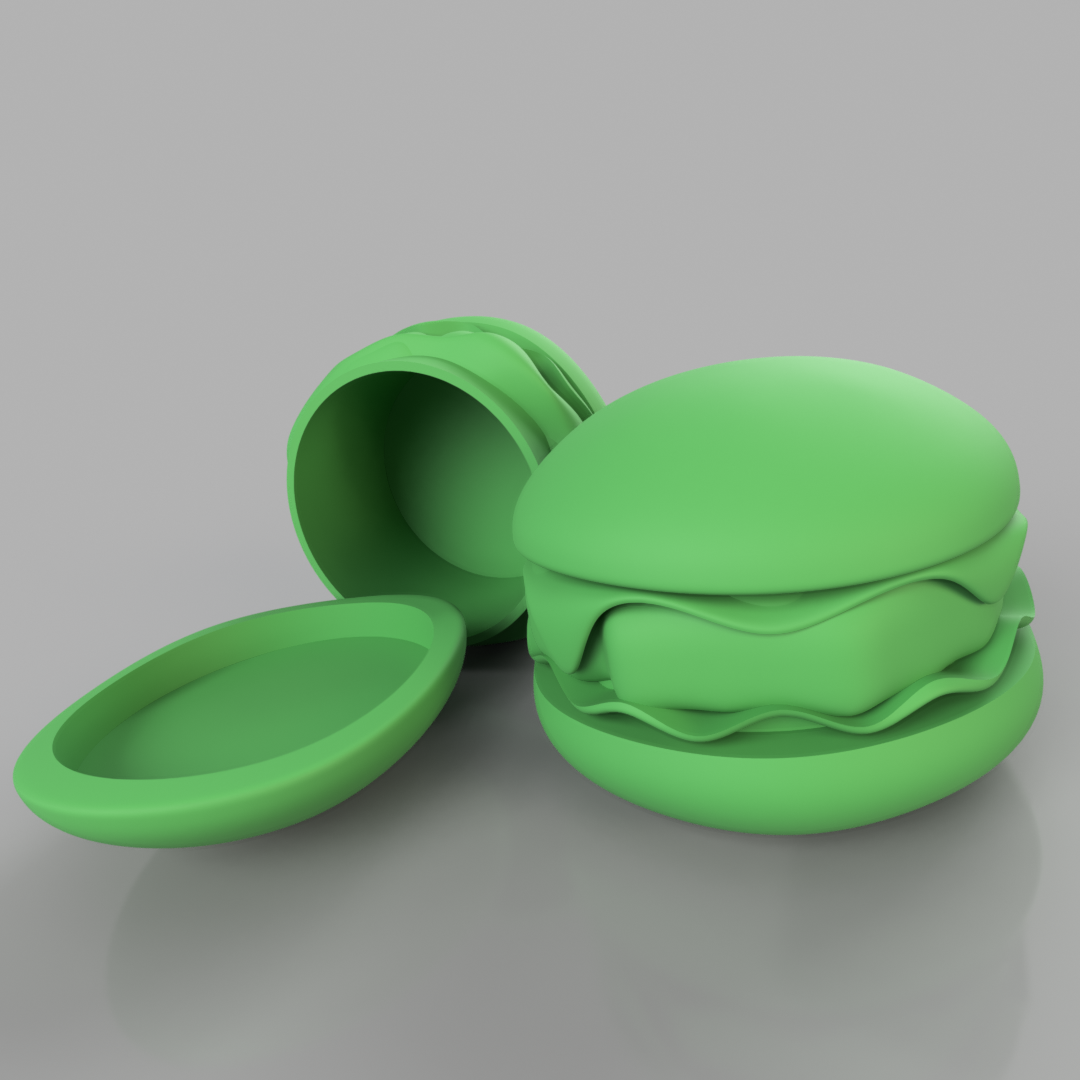 STL file Hamburger Can 🍔・3D printer model to download・Cults