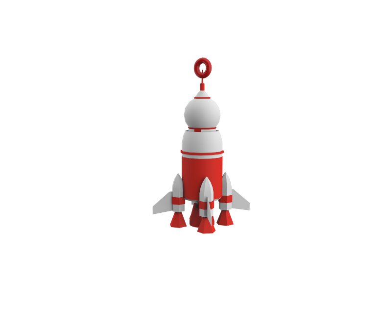 STL file Christmas Tree Topper Rocket 🎄 ・3D printer design to download ...