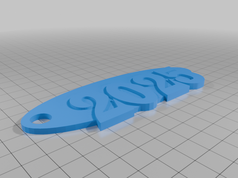 Free 3D file 2025 keychain 3 🗝️ ・3D print model to download・Cults