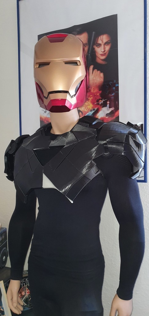 👨 IRON MAN MK VI Suit (1:1 scale) parts assembly test fit・Free 3D File ...