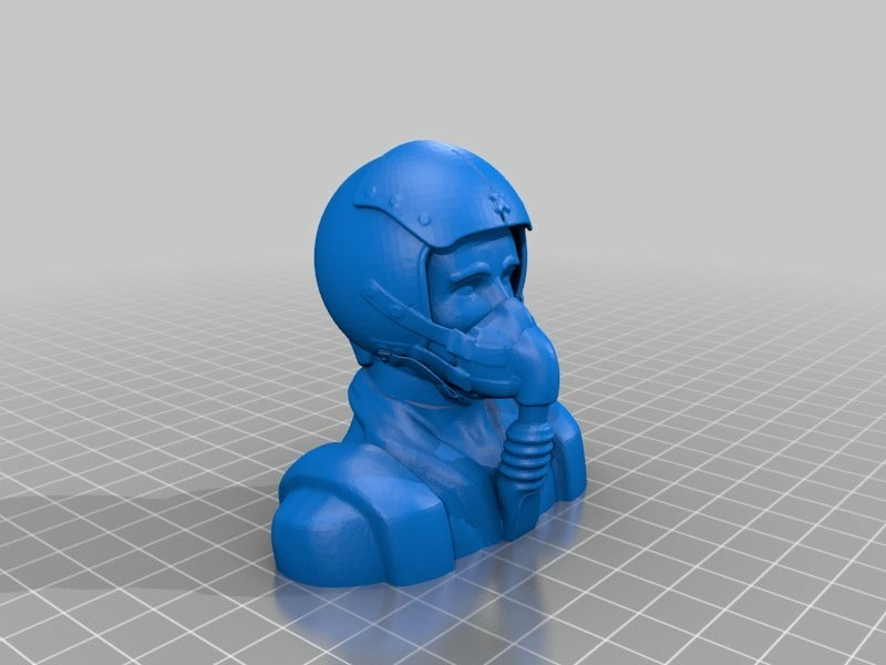 🧑‍ ️ RC Jet fighter pilot for 1:6,5 scale L-39・Free STL File for ・Cults