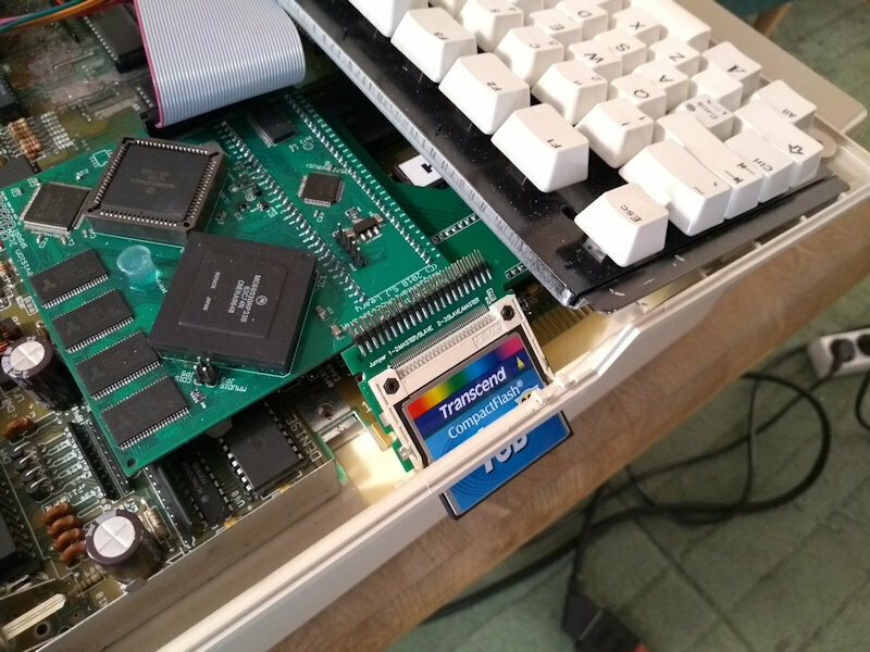 🖥️ Amiga expansion cover with integrated SDCard and Compact Flash ...