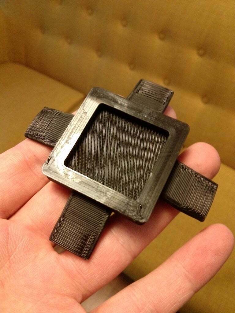 🔧 Four sided 70-80° overhang test with 30mm bridging.・Free STL File for ...