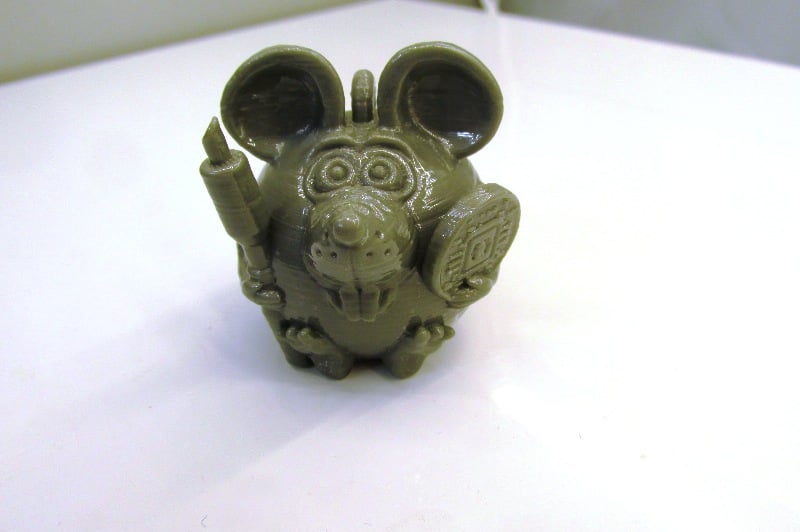 3D printing mouse with soldering iron・Cults