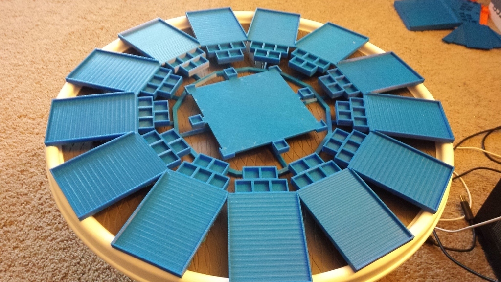 Free 3D file Quarriors Dice Game - Lazy Susan Inlay 🎲 ・3D printer model ...