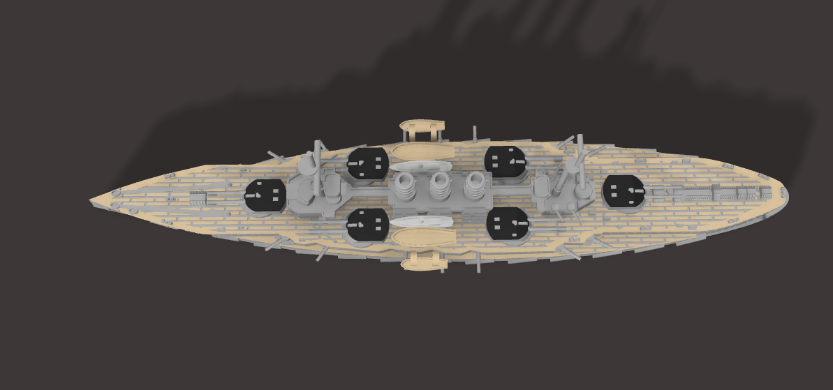 🎲 SMS Helgoland 1/2000, 1/2400・ STL File for ・Cults