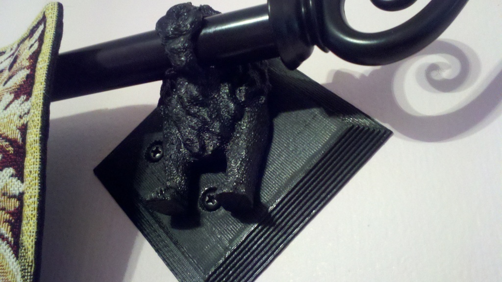 Free 3D file Venetian Lion Tapestry Mount 🦁・Model to download and 3D ...