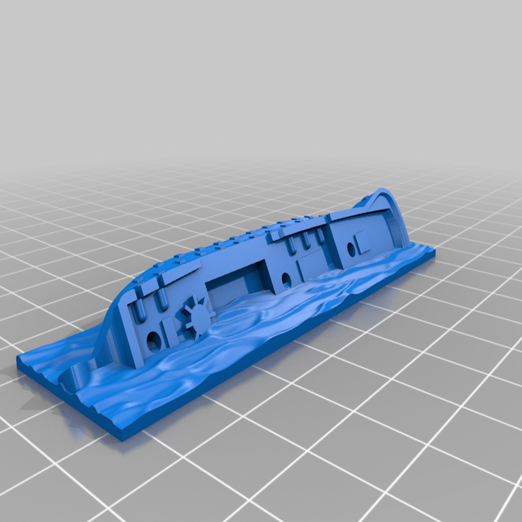 🚢 Sunk sailing ship markers・Free STL File for ・Cults