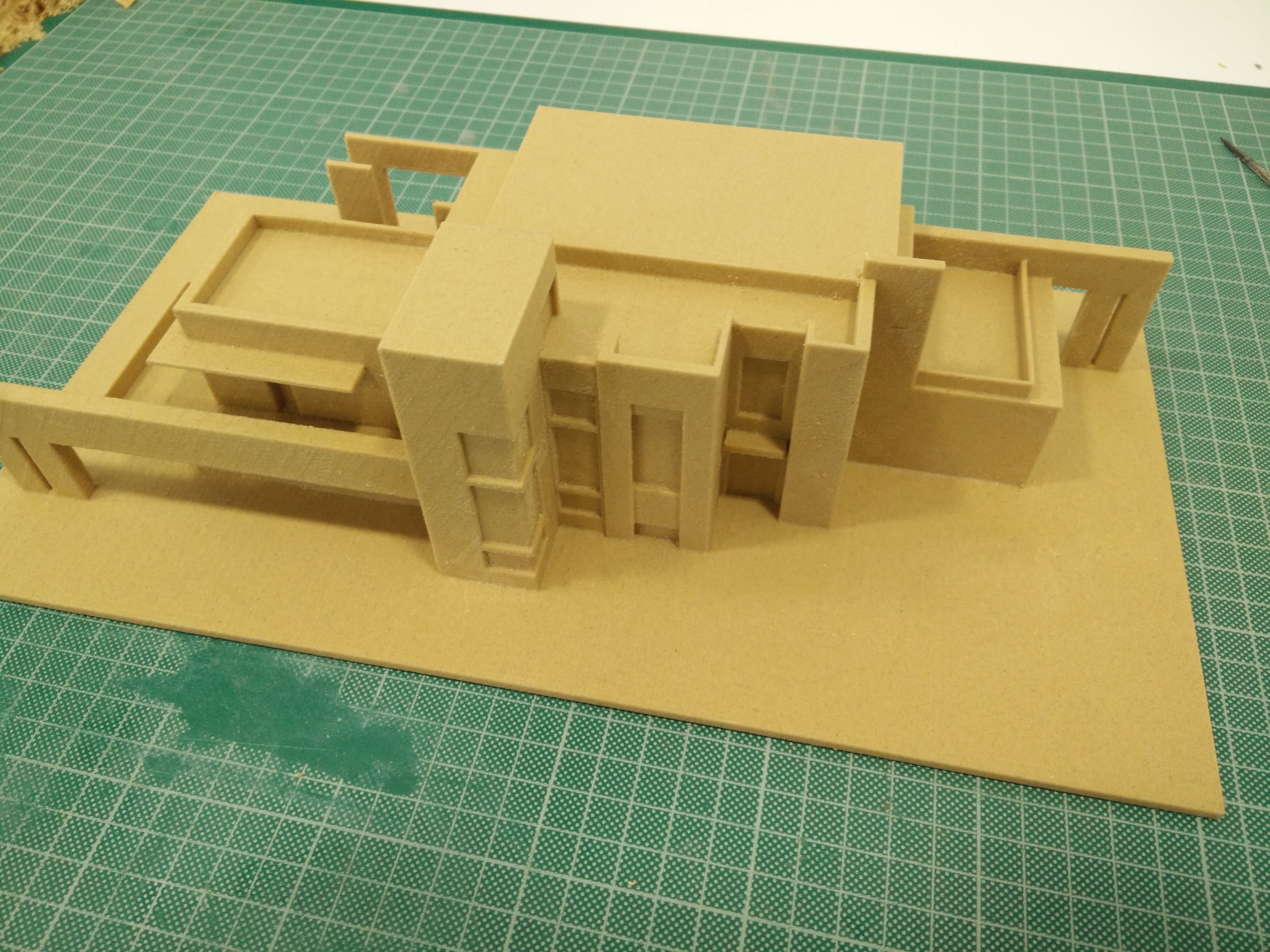 3D printable Modern Villa • made with Ultimaker 2+ Extended・Cults