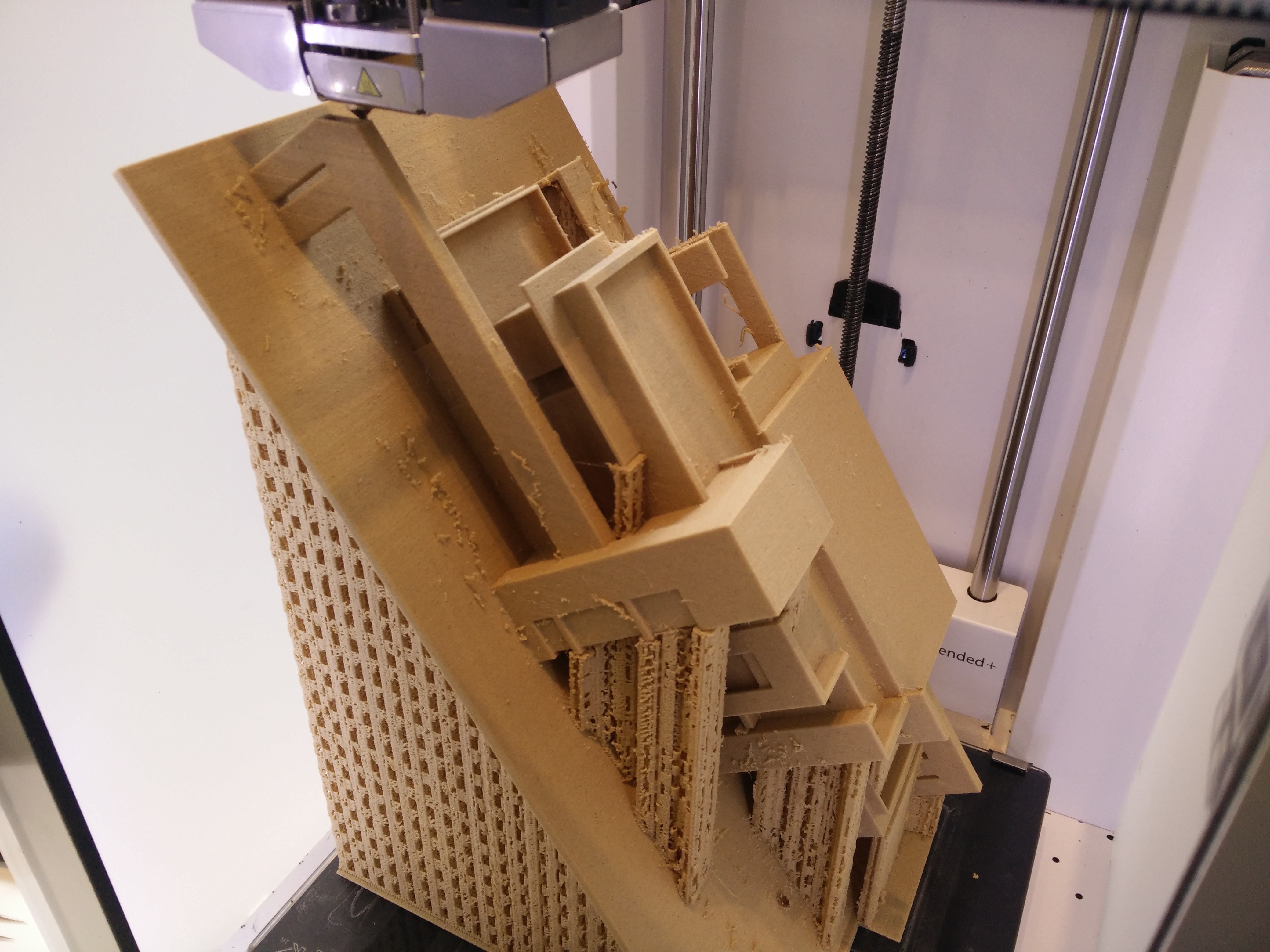 3D printable Modern Villa • made with Ultimaker 2+ Extended・Cults