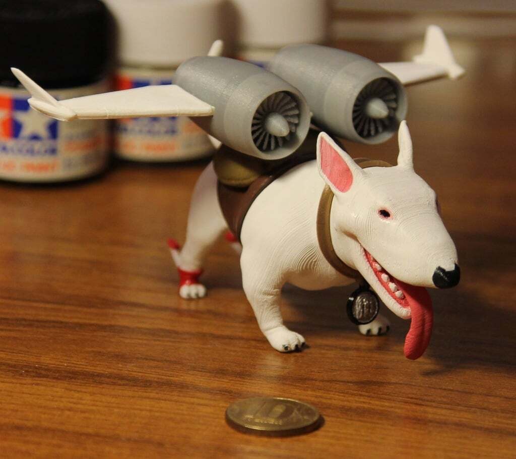 3D printed Bold Machines: Margo's Dog named Eddie・Cults