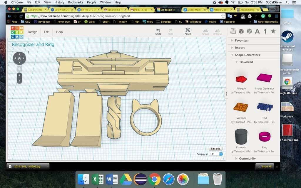 3D printed Attack Mode Recognizer・Cults