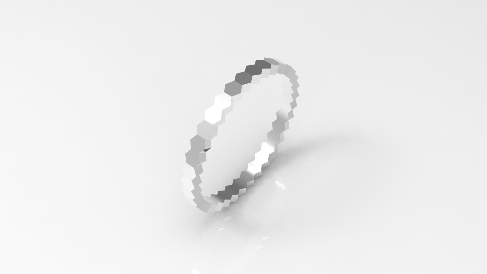 STL file Hexagon wedding rings 💒・3D printer model to download・Cults