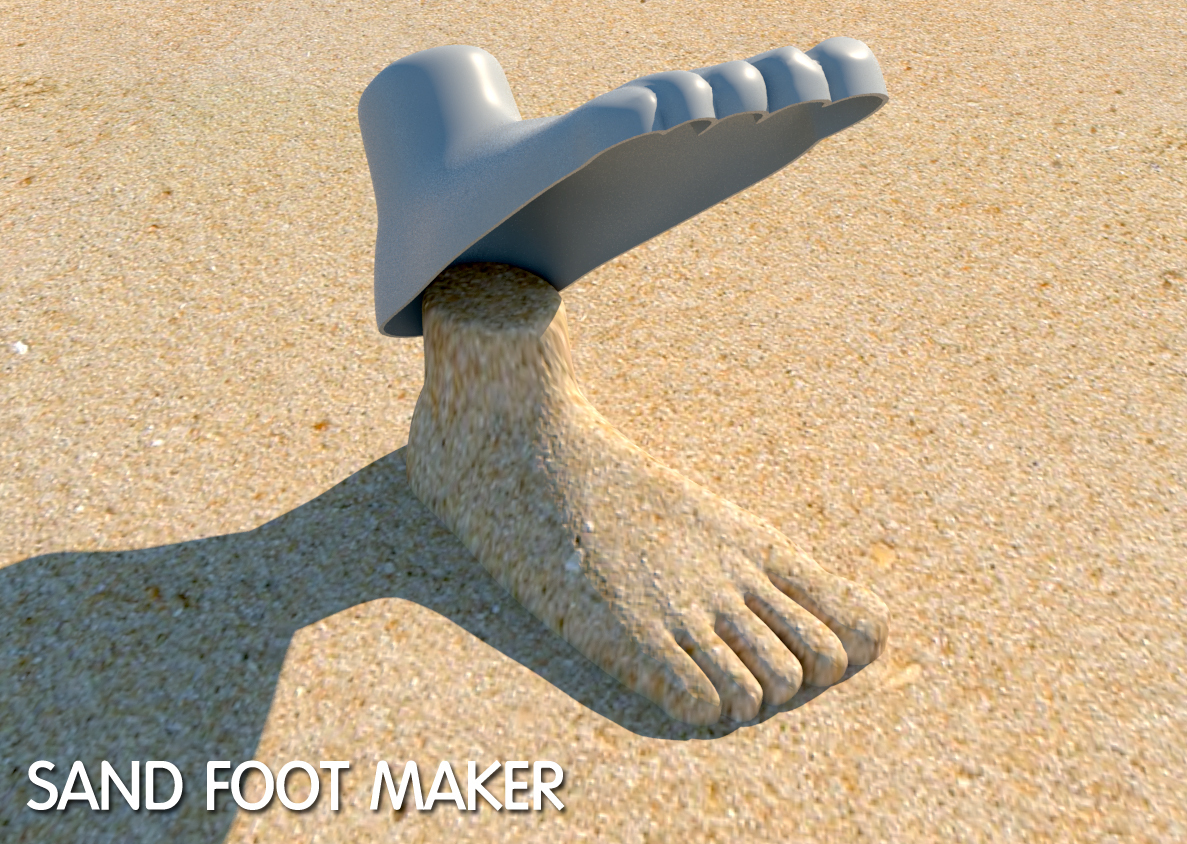 Free STL file sand foot maker 🦶 ・3D printable model to download・Cults