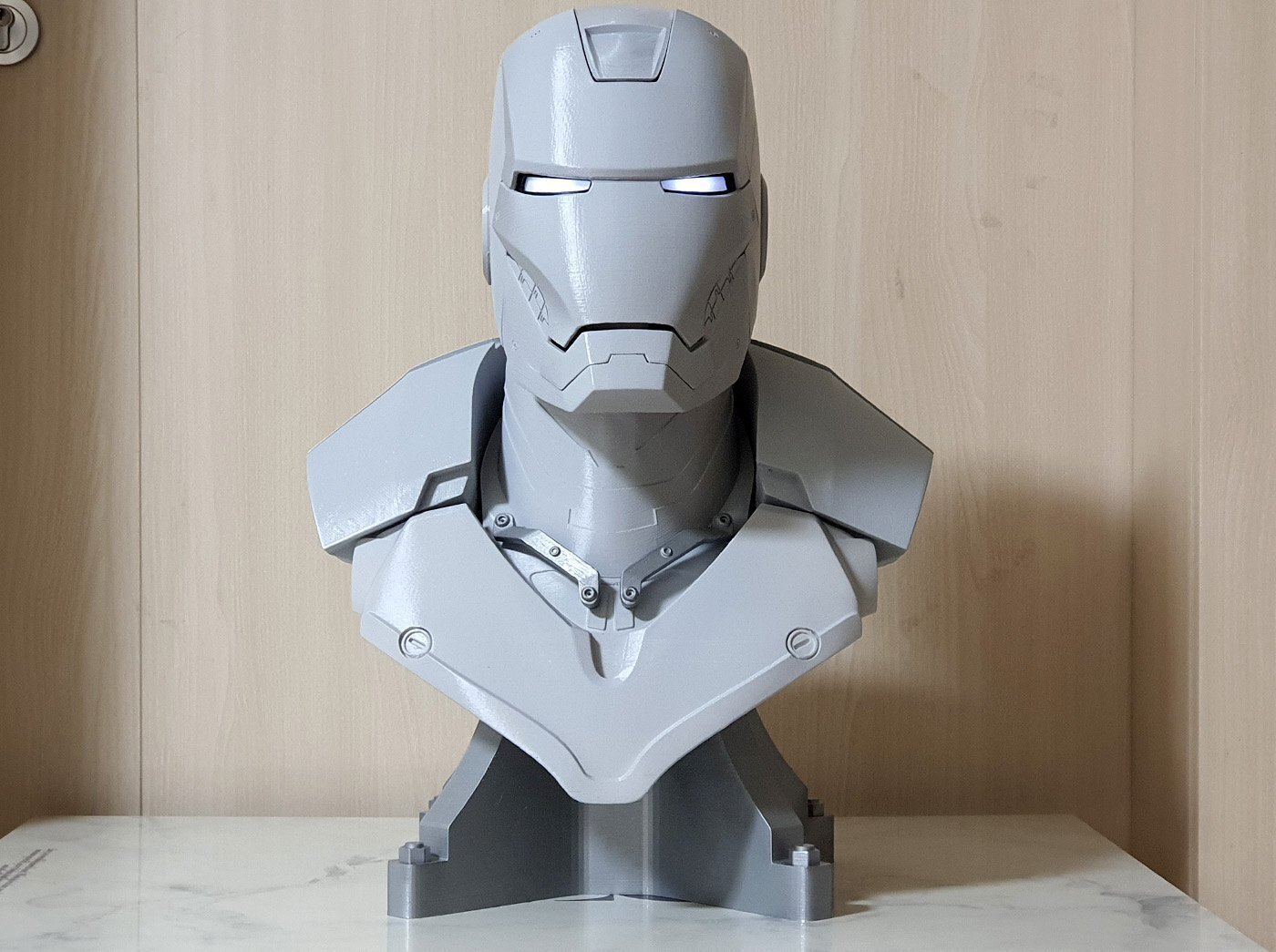 3D printed IRON MAN MK3 BUST(life size)・Cults