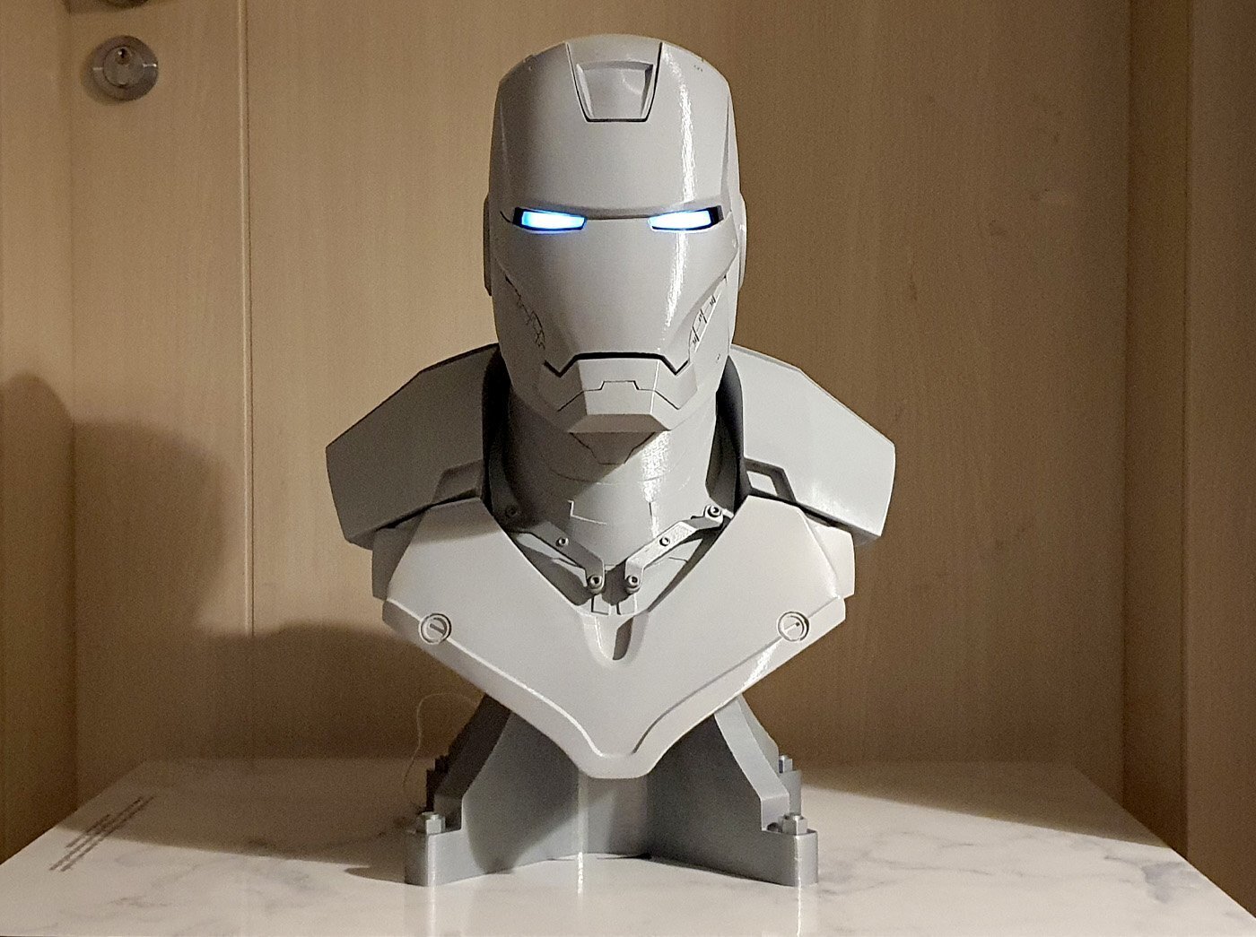 3D printed IRON MAN MK3 BUST(life size)・Cults