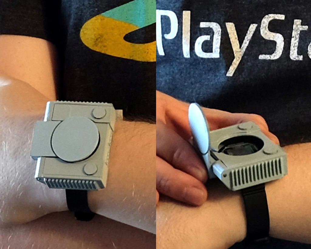 Free STL file PlayStation Watch Cover 🎮 ・3D print design to download・Cults