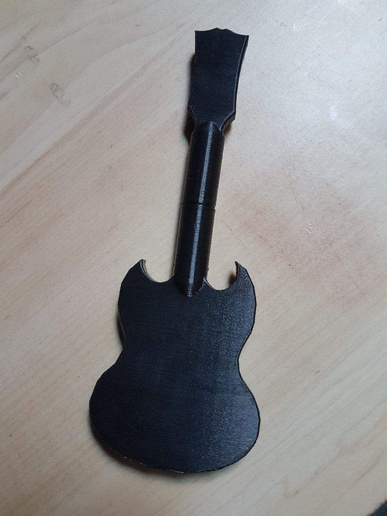 Free 3D file Gibson SG for skimbal's jumbo lego minifig 🎲・3D printable ...