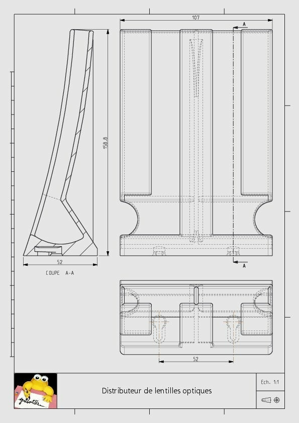 Free STL file Contact lens dispenser 👁️ ・3D print object to download・Cults