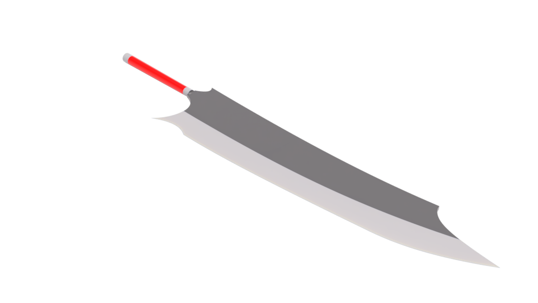 🗡️ Bleach Series Cosplay - Ichigo's Post-Xcution Zangetsu Sword・ 3D ...