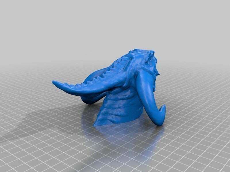 🐉 Dragon Head Sculpt(45mb)・Free STL File for ・Cults