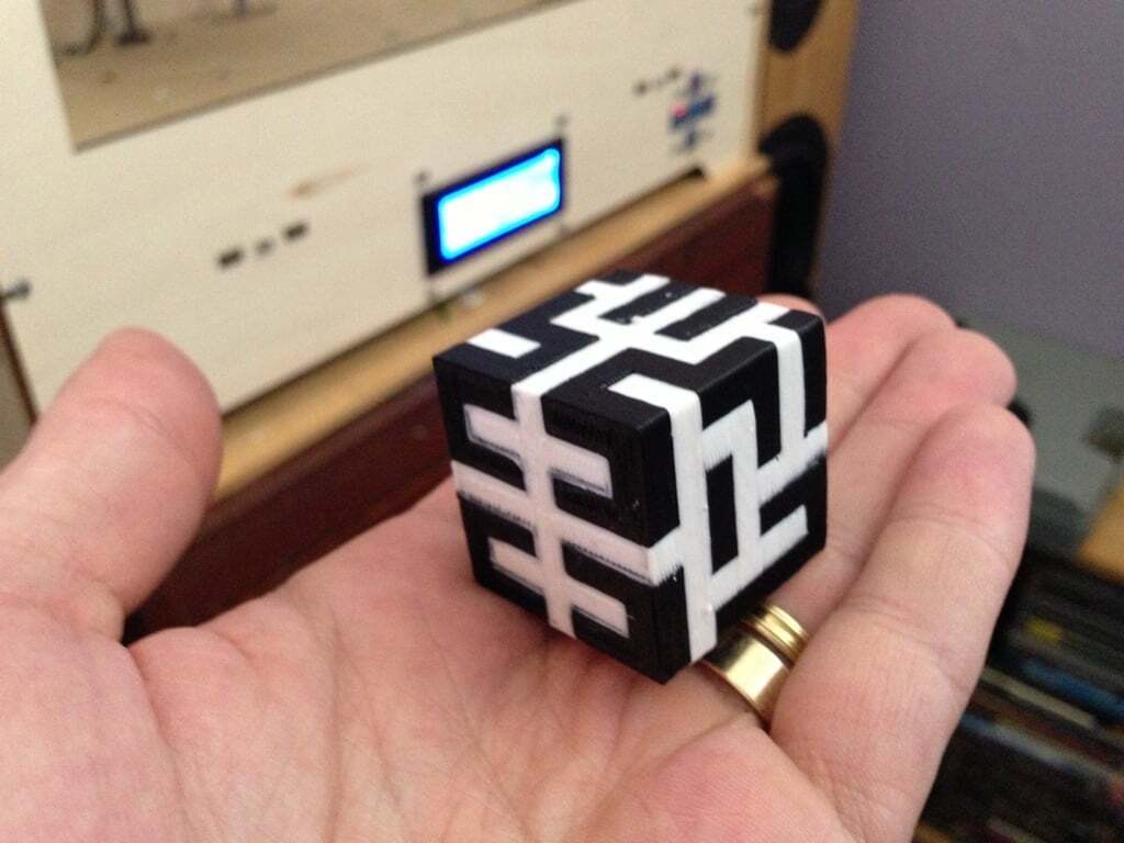 3D printed Hilbert Cube・Cults