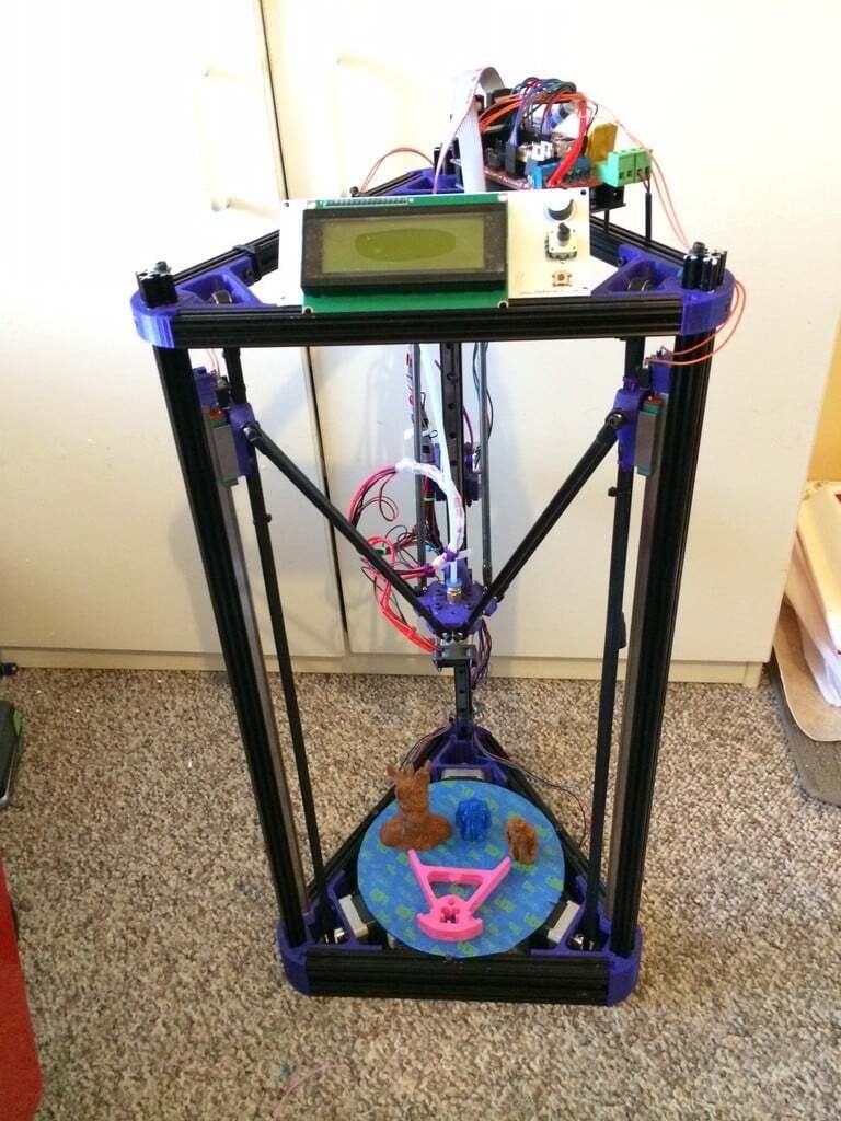 3D printing Kossel Mini Base Mount (fix Blomker Kit)・Cults