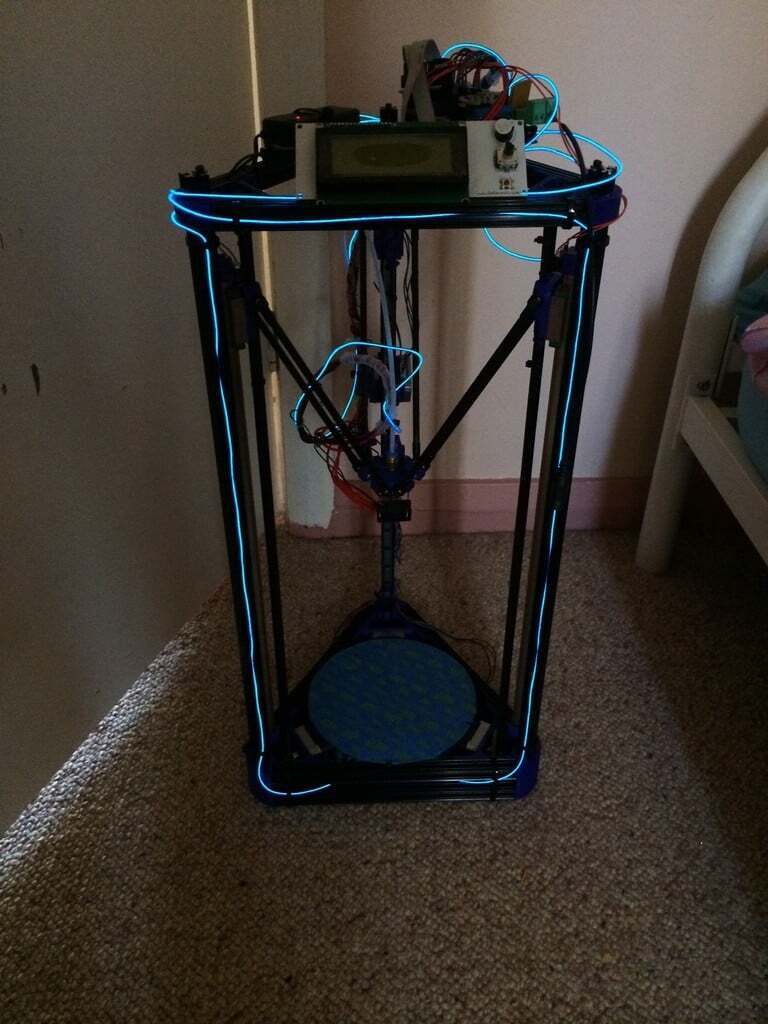 3D printing Kossel Mini Base Mount (fix Blomker Kit)・Cults