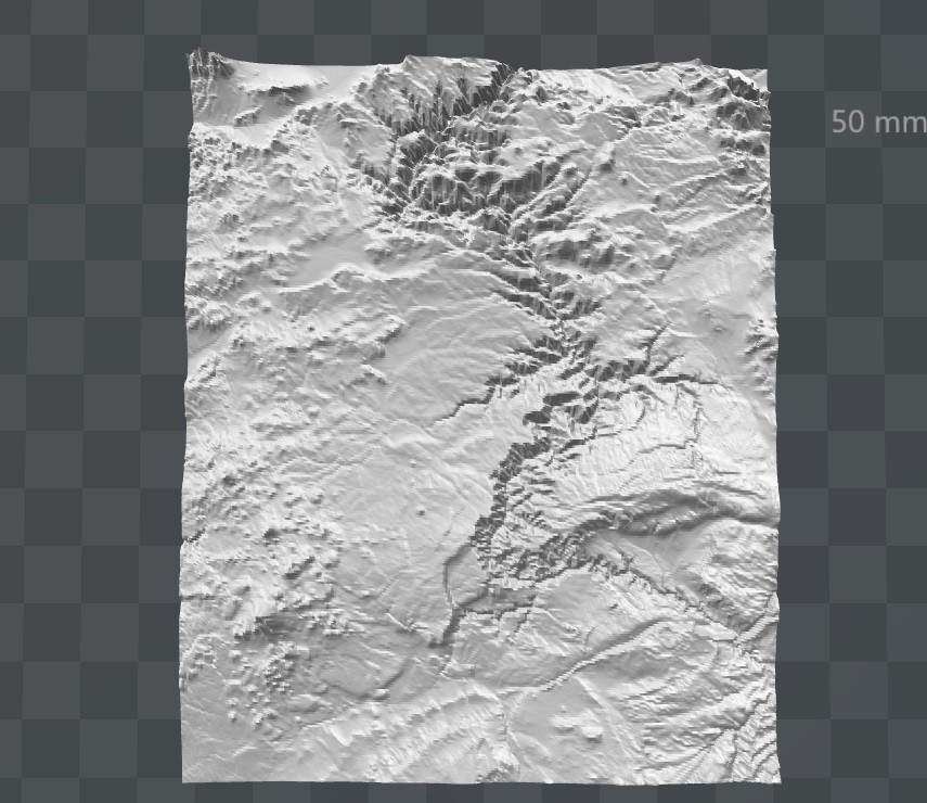 🇺🇸 Colorado USA, Colorado Canyon, Map 3D・Free STL File for ・Cults