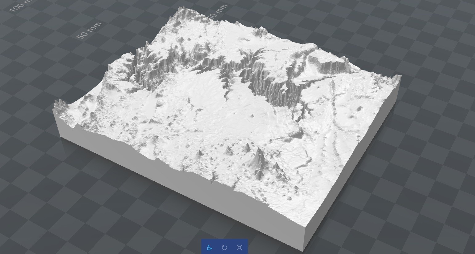 🇺🇸 Colorado USA, Colorado Canyon, Map 3D・Free STL File for ・Cults