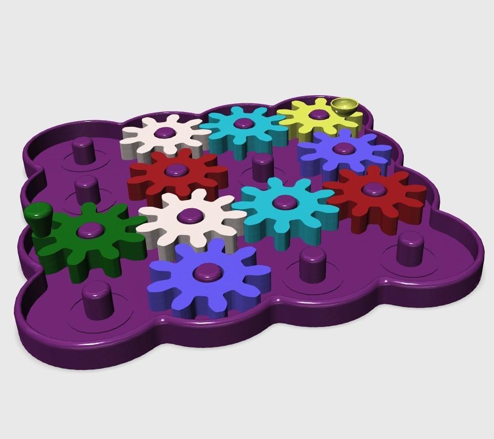 ⚙️ Toy Gear Set・ STL File for ・Cults