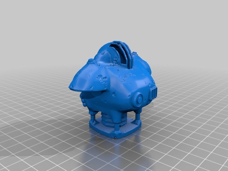 🤖 Fallout 3 - Sentry Bot Battle Damaged・Free STL File for ・Cults